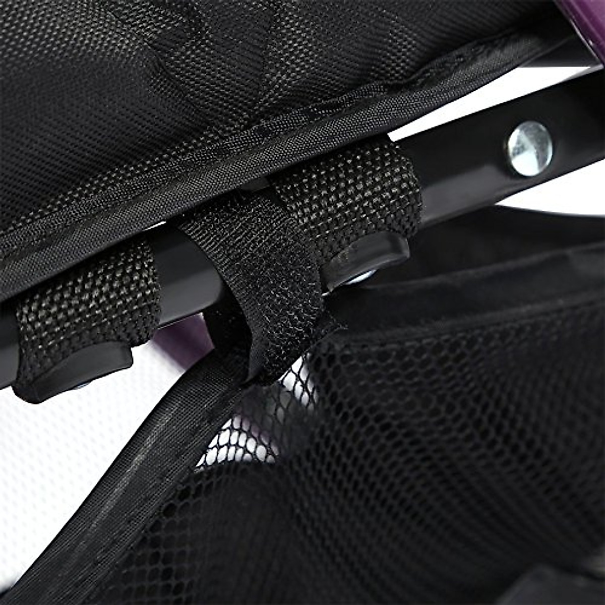 Stroller Organizer Under Baby Stroller Storage Basket Pram Waterproof Netting Underseat Basket Mesh for Stroller Storage Organizer Bag Accessories, 11.8x11.8x3.9inch