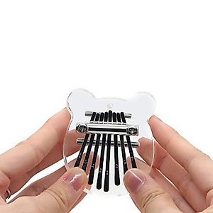 8 Key Mini Kalimba Piano Pendant Gift Marimba Musical good accessory exquisite Finger Thumb