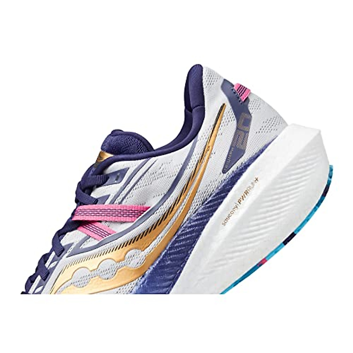 Saucony Men's Triumph 20 Running Shoe, Prospect Glass, 14