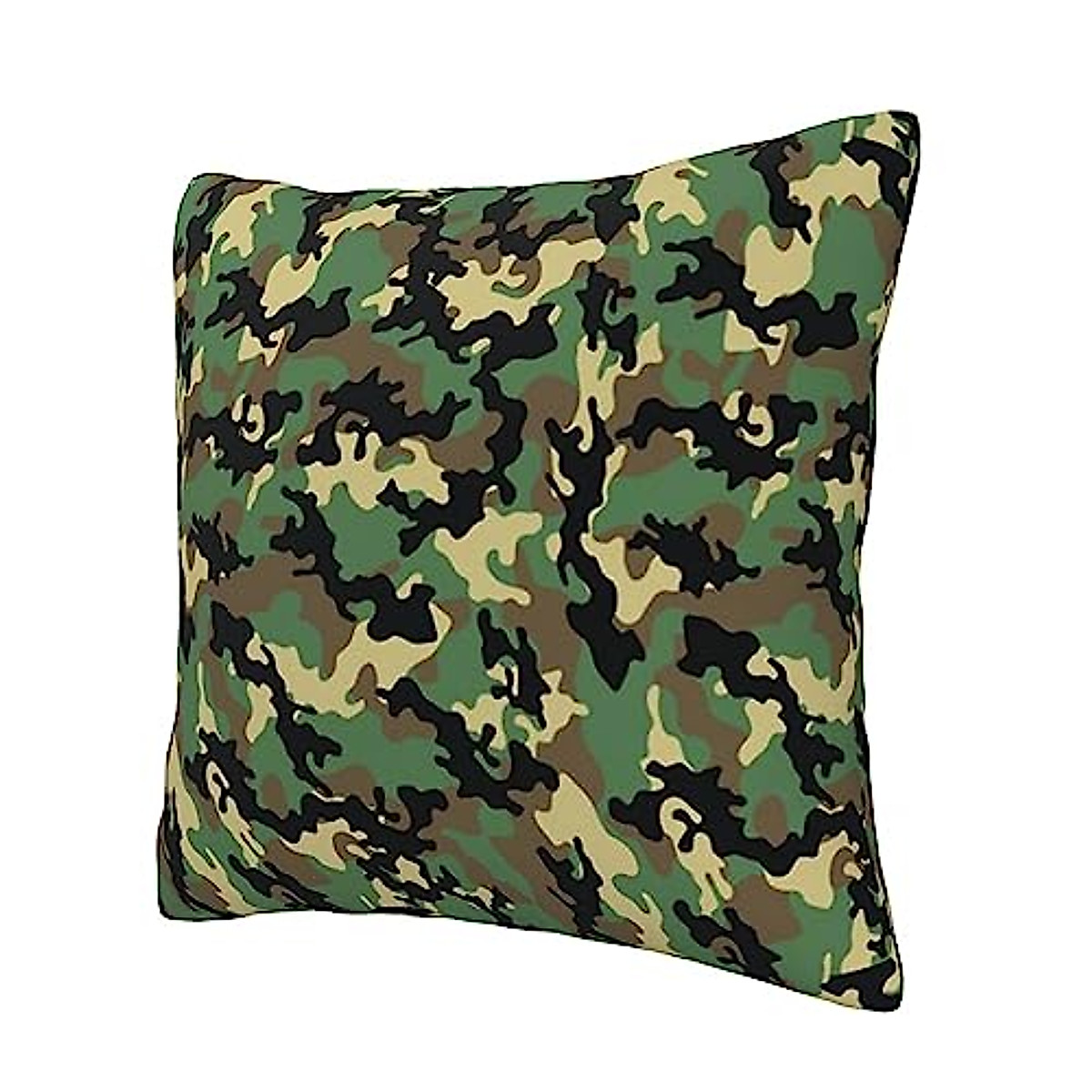 WURTON Camo Print Throw Pillow Covers, Soft Square Cushion Case,for Sofa, Couch,Bed Chair-18 X 18 Inch