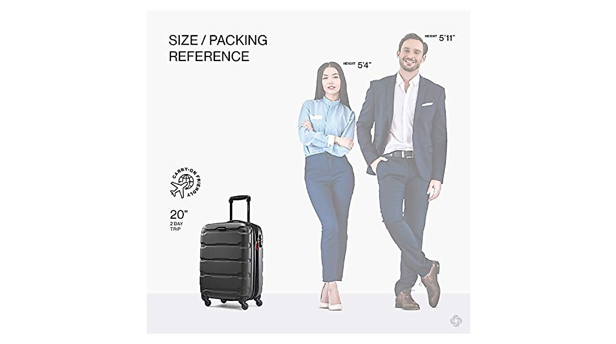 Samsonite Omni PC 3-Piece Hardside Luggage Set | Durable & Expandable