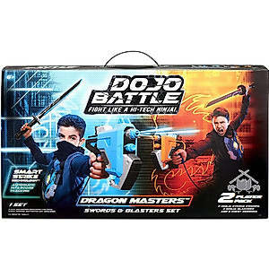 Dojo Battle Little Tikes Dragon Masters 2 Player Electronic Battling Game with Swords & Blasters, Multicolor (574736EUC)