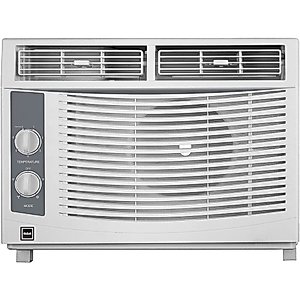 RCA 5,000 BTU Window Air Conditioner with Mechanical Controls, RACM5010, 12.520, White