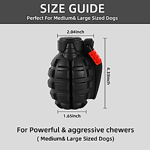 Dog Toys for Aggressive Chewers, Indestructible Dog Toys for Large Dogs, Dog Chew Toy, Dog Chew Toy for Aggressive Chewers, Durable Dog Toy for Large Dogs, Heavy Duty Dog Toy, Large Dog Toys (Black)