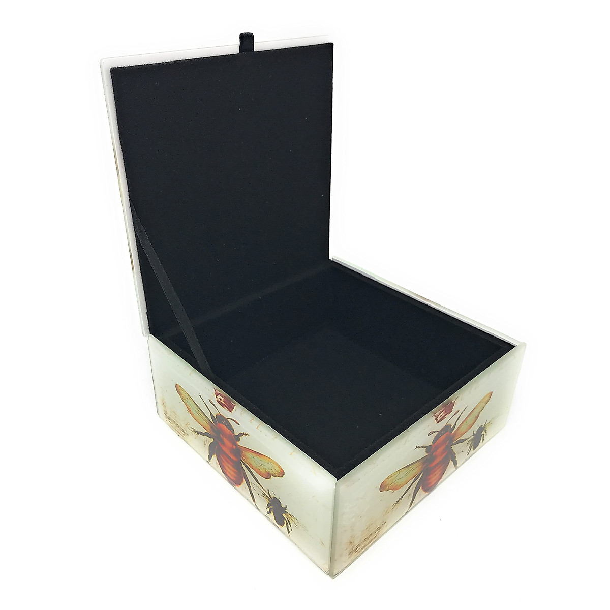 Glass Keepsake Jewelry Box (Imperial Bee)