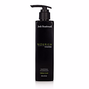 Josh Rosebrook Nourish Shampoo - moisturizing shampoo formulated for all hair textures and types, and for balanced to dry scalp types - 240 mL - 8 Oz