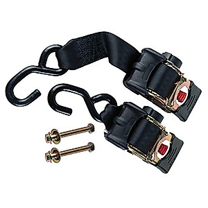 Erickson 34423 Pro Series 2" x 5.5' Bolt-On Retractable Ratcheting Tie-Down Strap, (Pack of 2)