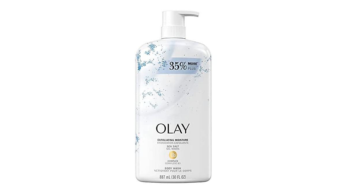 Olay Exfoliating Body Wash with Sea Salts - Hydrate & Renew 4 Pack