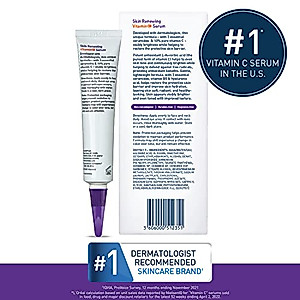 CeraVe Vitamin C Serum with Hyaluronic Acid | Skin Brightening Serum for Face with 10% Pure Vitamin C | Fragrance Free | 1 Fl. Oz