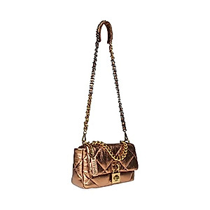 Steve Madden Terra-M Metallic Crossbody, Bronze