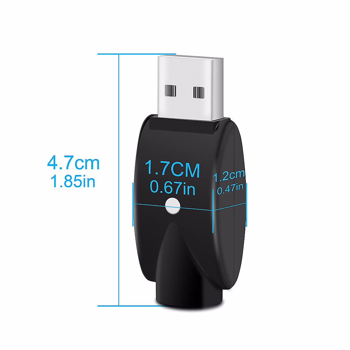 Smart USB Charger Compatible for USB Adapter with LED Indicator Intelligent Overcharge Protection