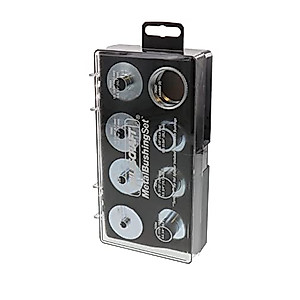 Milescraft 1228 Metal Bushing Set - 11 pc. Router Template Guide Set – Fits Porter Cable Style Router Sub Bases - Universal