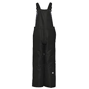 Arctix Kids Insulated Snow Bib Overalls, Black, X-Large