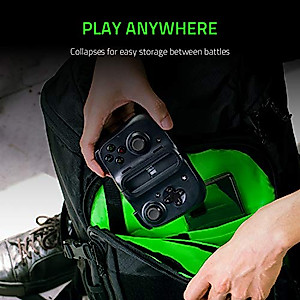 Razer Kishi Mobile Game Controller/Gamepad for Android USB-C: Xbox Game Pass Ultimate, xCloud, Stadia, GeForce NOW, Luna - Passthrough Charging - Low Latency Phone Controller Grip - Samsung, Pixel
