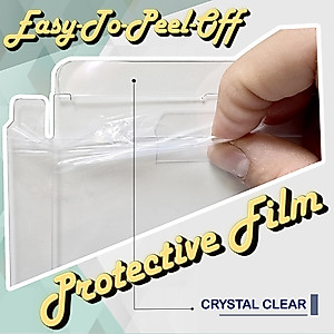 MALKO 10 Pack Video Game Protector Compatible with: SNES & N64 Game Box | Clear Plastic Sleeve Cover