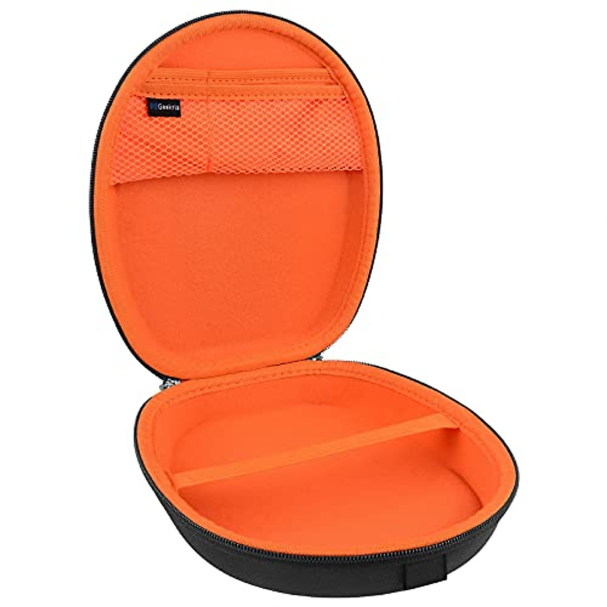 Geekria Shield Case Compatible with Jabra Elite 45h, Evolve2 30 MS Wired Headphones, Replacement Protective Hard Shell Travel Carrying Bag with Cable Storage (Black)