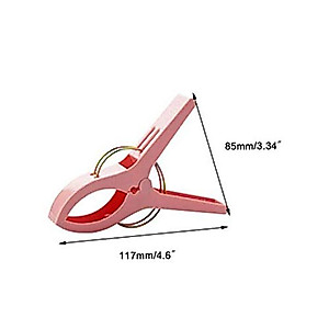 Jumbo Plastic Beach Towel Clips 4 Pack for Keeping Beach Towels Sheets Quilts Clothes for Beach Pool Chair Keep Your Towel from Blowing