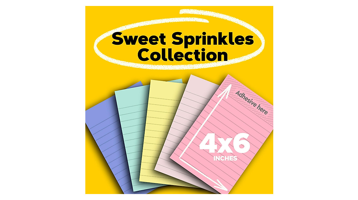 Post-it Greener Notes 4x6 in - Eco-Friendly & Recyclable Sticky Notes