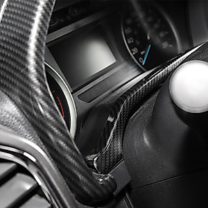 Voodonala Carbon Fiber Grain Dashboard Trim for 2015-2020 Ford F150 F250 F350 Super Duty