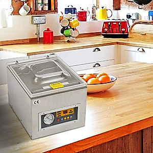 Chamber Vacuum Sealer Machine Z-260C Commercial Kitchen Food Chamber Vacuum Sealer, Packaging Machine Sealer for Food Saver, Home, Commercial Using 110V