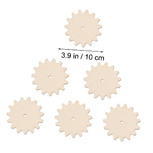 Homoyoyo 30 Pcs Wood Slice Unfinished Wood Cutout Wood Embellishment Wood Circles for Crafts Unfinished Wood Ornaments Nativity Crafts Wood Gifts Wood Cutouts Wooden Graffiti Confetti