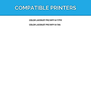 LD Products Remanufactured Toner Cartridge Replacement for HP 130A (Black, Cyan, Magenta, Yellow, 4-Pack)