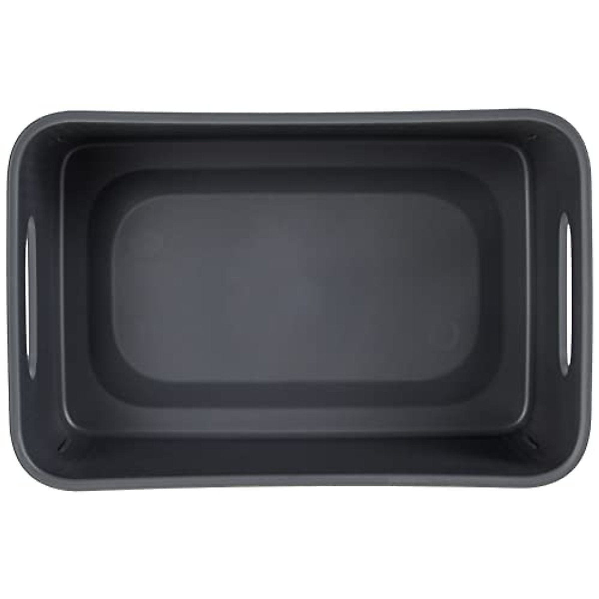 TATAY Baobab Multi-purpose Storage Basket Medium with Capacity for 5 Litres, Grey Anthracite, 18.1 x 27.2 x 13