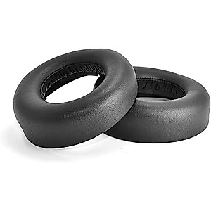Zotech Replacement Leather Earpads Cushions for Sony Playstation 5 Pulse 3D PS5 Wireless Headphones (Black)