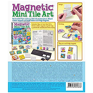 4M Magnetic Mini Tile Art, Art & Crafts DIY Kit, For Boys & Girls Ages 8+
