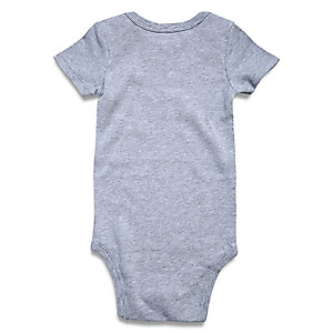 Loveternal I'm Proof Daddy Doesn't Play Video Games All the Time Baby Boys Girls Romper 0-3 Months Infant Clothing Short Sleeve Gray Gender Neutral CottonJumpsuit 0-3 Months Clothes