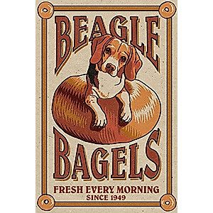 HommomH 60x80 Blanket Throw Comfort Thin Soft Air Conditioning Beagle Bagels Retro Dog