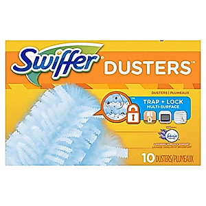 Swiffer 180 Dusters Multi Surface Refills, with Febreze Lavender & Vanilla scent, 10 Count (Packaging May Vary)