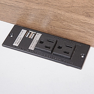 TURRIDU Queen Bed Frame with Storage, Bed Frame Queen Size with 2 Side Shelves, Outlets and USB Ports, Queen Size Platform Bed Frame with Wood Slats Support for Bedroom, Guest Room,White