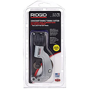 RIDGID 31622 Model 150 Constant Swing Tubing Cutter, 1/8-inch to 1-1/8-inch Tube Cutter & 29983 Model 223S 1/4" to 1-1/4" Inner/Outer Copper and Stainless Steel Tubing and Pipe Reamer