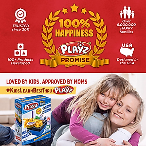 Playz Electric Drawing Kit for Kids - Motorized DIY Doodle Board - Build Your Own Electronic Circuit Board Doodler Using a Science Kit for Kids Age 8-12 - Perfect Arts & Crafts Toy for Boys, & Girls