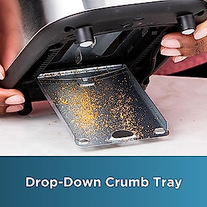 BLACK+DECKER® 2-Slice Toaster with 7 Toast Shade Settings, Extra-Wide Slots for Bagels, Stainless Steel Exterior Finish