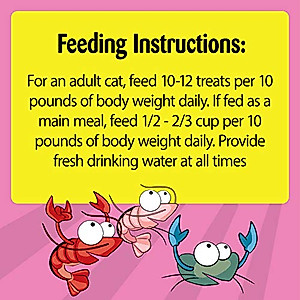 TEMPTATIONS ShakeUps Crunchy and Soft Cat Treats, Crustacean Celebration Flavor, (12) 2.47 oz. Pouches