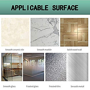 Broom and Mop Holder Wall Mounted, Stainless Steel Self Adhesive Single Broom Hanger Hook, No Drill Heavy Duty Organizer Rack for Kitchen Garage Closet Door Pantry Refrigerator, V-Shape Orange, 4 Pack