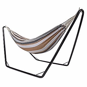 RedSwing Double Hammock with Stand, 2 Person Heavy Duty Steel Hammock Stand, Portable Standing Hammock for Indoor Outdoor Backyard Patio, 330lbs Capaticy