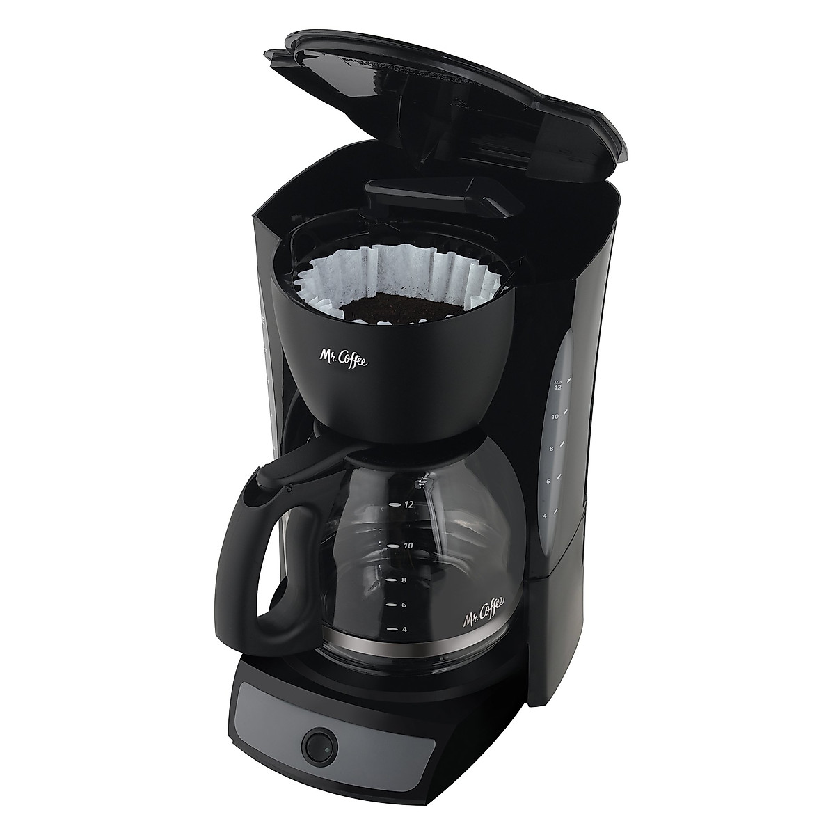 Mr. Coffee CG13-RB 12-Cup Switch Coffeemaker, Black