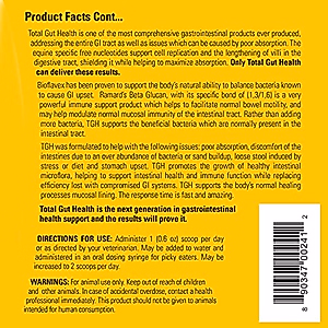 Ramard Total Gut Health Horse Supplement for Digestion, Horse Powder Supplement for Gastrointestinal Health & Total Gut Balance, Equine Feed Powder Horse Gut Health Supplement - 1.12lb, 30-Day Supply