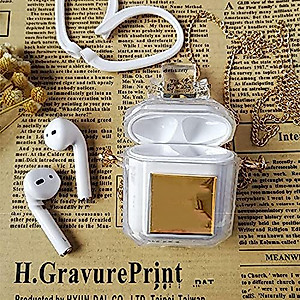 Pummelouty AirPods Case Perfume Cover with Keychain Perfume Bottle and Fur Ball, Luxury Cute Design Silicone Soft Shockproof AirPods Case for Girls and Women