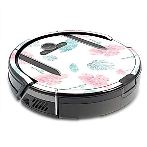 MightySkins Skin Compatible with Shark Ion Robot R85 Vacuum Minimum Coverage - Paper Flowers | Protective, Durable, and Unique Vinyl wrap Cover | Easy to Apply, Remove | Made in The USA