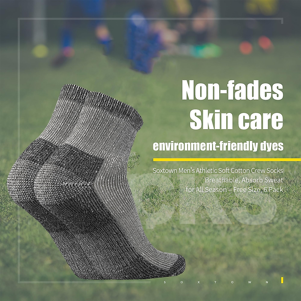 SOX TOWN Merino Wool Low Cut Quarter Socks with Heavy Cushion Ankle Moisture Wicking Warm for Men Outdoor Hiking Hike Cycling(Black L)