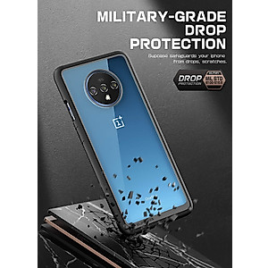 SUPCASE Unicorn Beetle Style Slim Clear Case for OnePlus 7T - Black