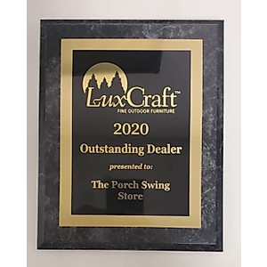 LuxCraft Balcony Chair - Counter Height - (Premium - Antique Mahogany)