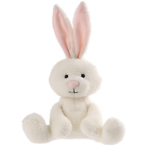 Apricot Lamb Toys Plush White Rabbit Bunny Stuffed Animal Soft Cuddly Perfect for Child 14 Inches