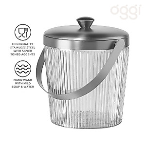 Oggi Ice Bucket, Stainless Steel