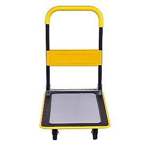 TimmyHouse Moving Cart Heavy Duty Folding Warehouse Utility Dolly Push Hand Truck Trolley