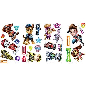 RoomMates RMK4819SCS Paw Patrol Movie Peel and Stick Wall Decals